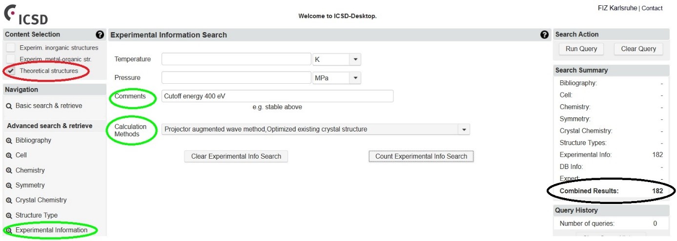 Some examples of how to use theoretical crystal structure data in the ICSD | ICSD